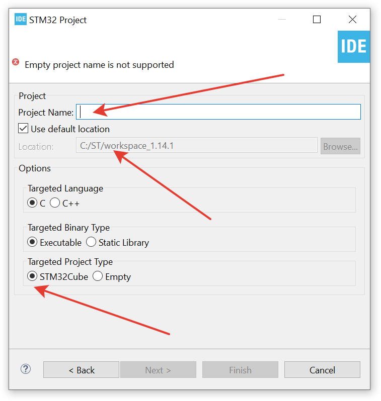 STM32CubeIDE Первый проект | Сайт о микроконтроллерах STM32 и не только ...